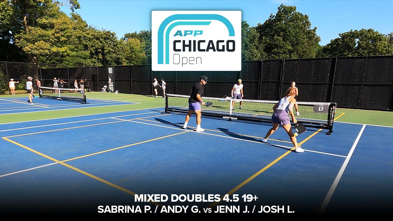 2023 APP Chicago Open | Mixed Doubles 4.5 19+ | SabrinaP AndyG vs JennJ ...