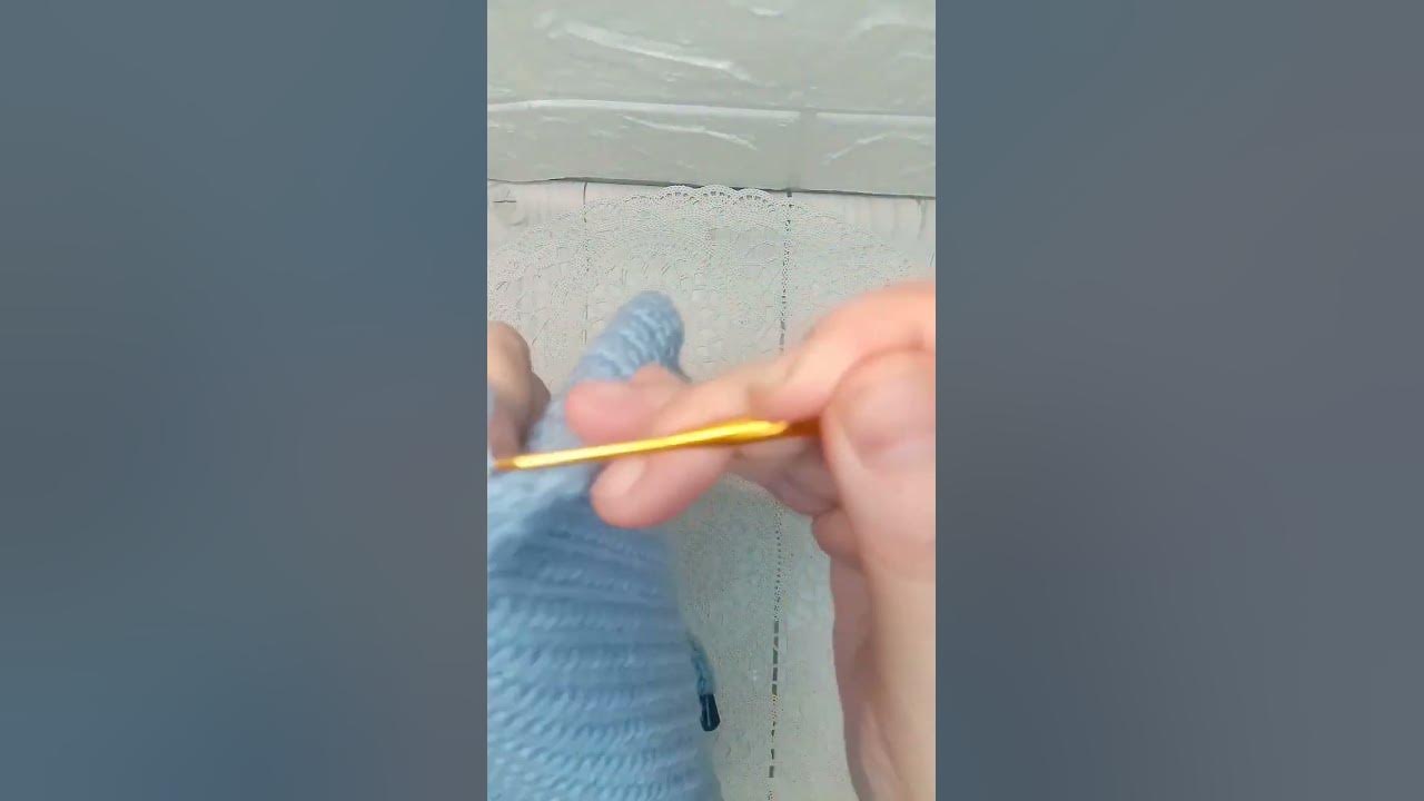 Как красиво обвязать край изделия крючком рукоделие Youtube