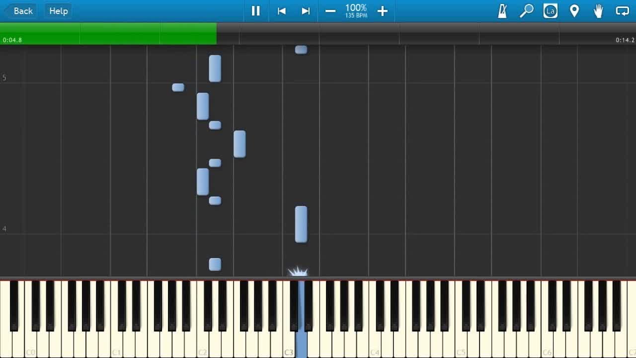 Backroad - Android Ringtone [Synthesia] - YouTube