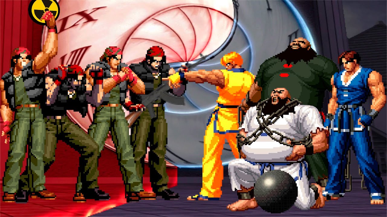 The King of Fighters (MUGEN) | Ralf Jones Team vs Chang & Kim Team ...
