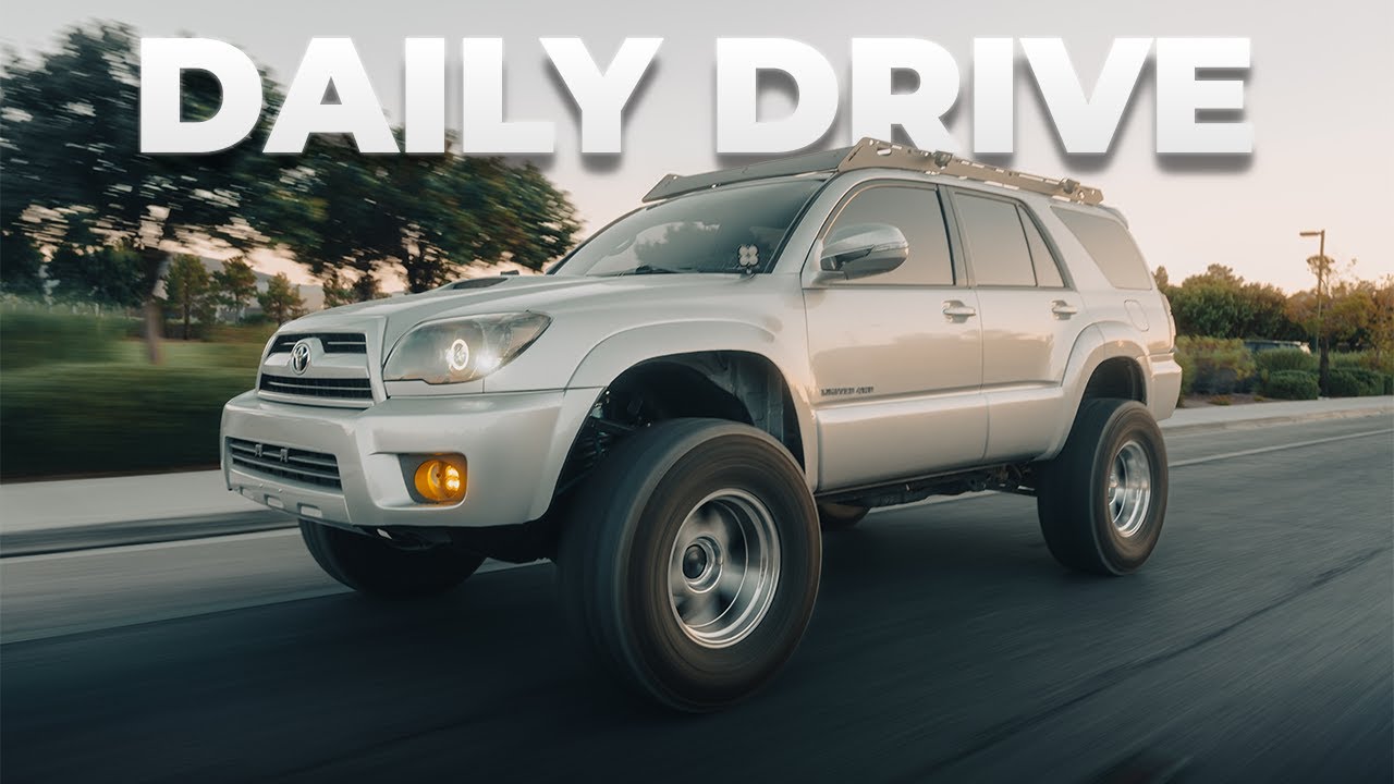 What It Is Like To Daily Drive a Long Travel 4runner - YouTube