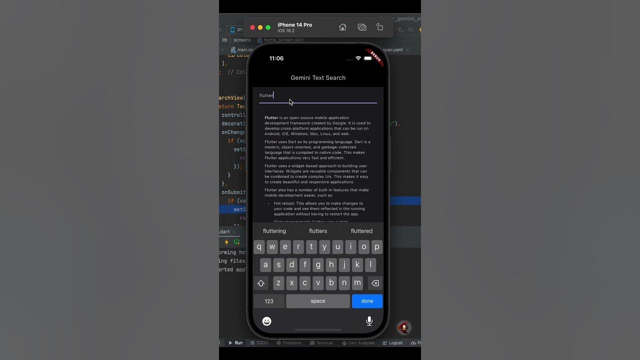 Flutter Gemini AI - Text search Custom slider selection widget #fluttermonk #fluttergemini # ...