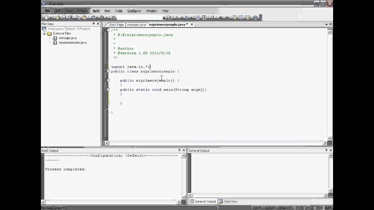 Hacer Un Ejemplo de Java en JCreator - YouTube