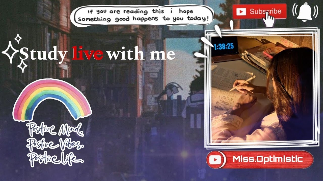 Study with me LIVE!!🔴|Miss.Optimistic | #studywithmelive #livestream # ...