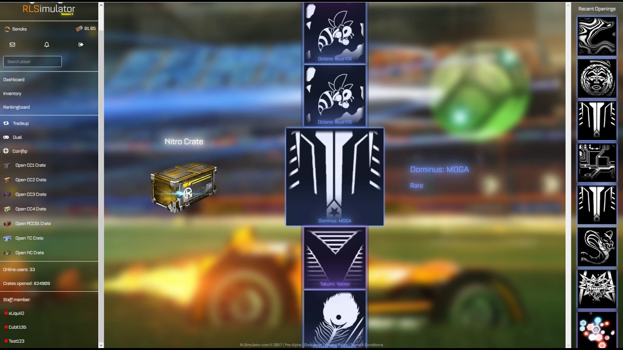 UN SIMULATOR DE CAISSES ROCKET LEAGUE ?! - YouTube