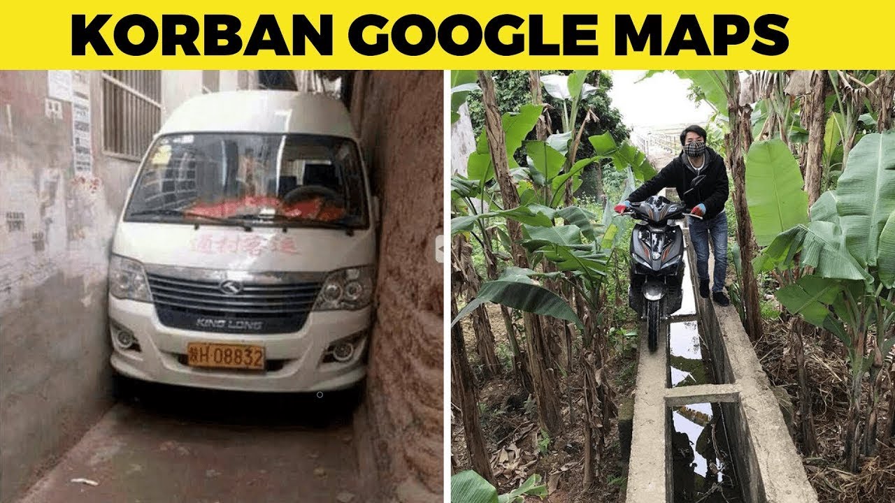 🔴 KORBAN GOOGLE MAPS! Kesalahan Google Maps Beri Petunjuk Pengendara ...