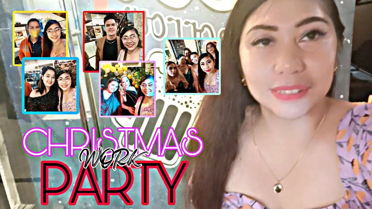 CHRISTMAS PARTY (AT WORK) - VLOG #136 | JANNA CHACHI VILLEGAS - YouTube
