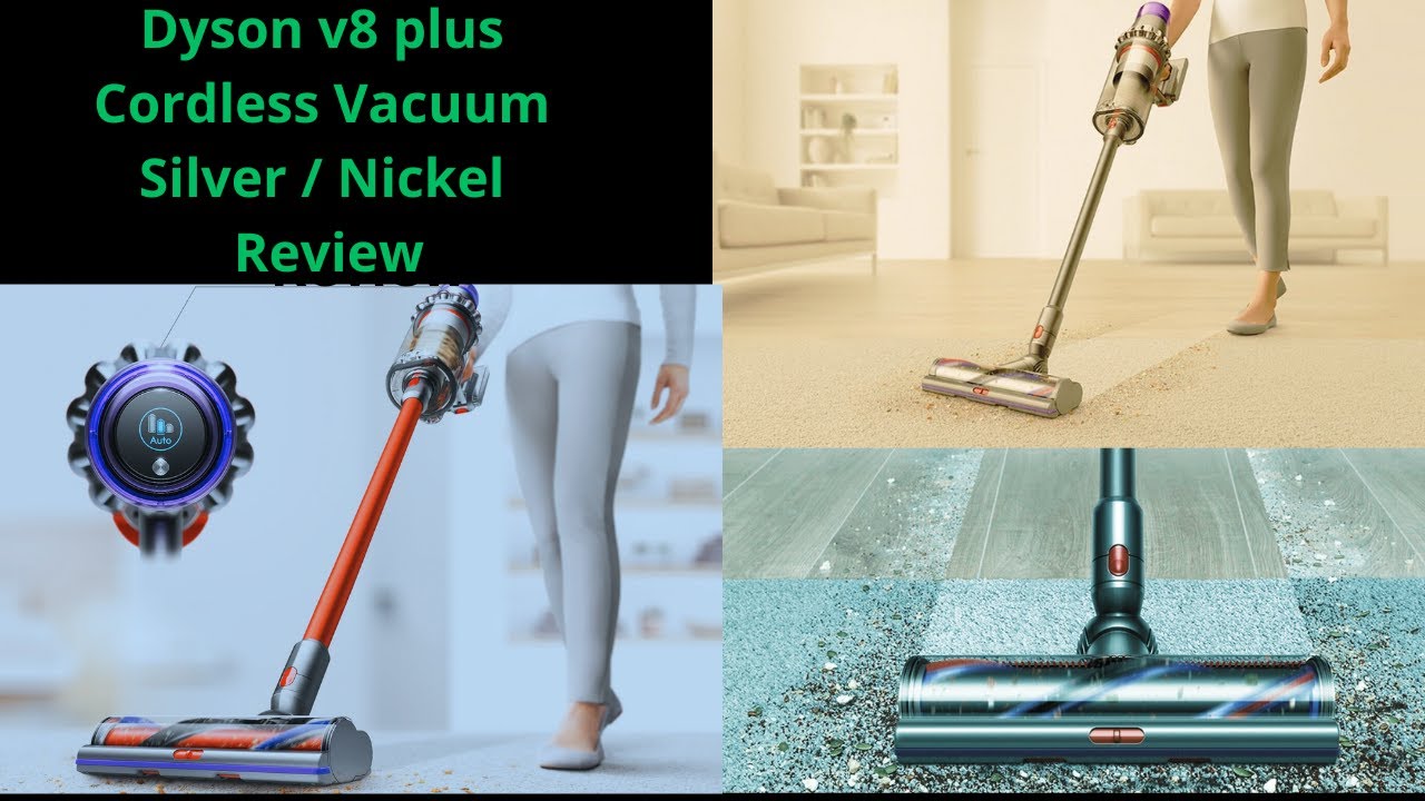 DYSON V8 PLUS CORDLESS VACUUM SILVER NICKEL REVIEW 2024/2025 - YouTube