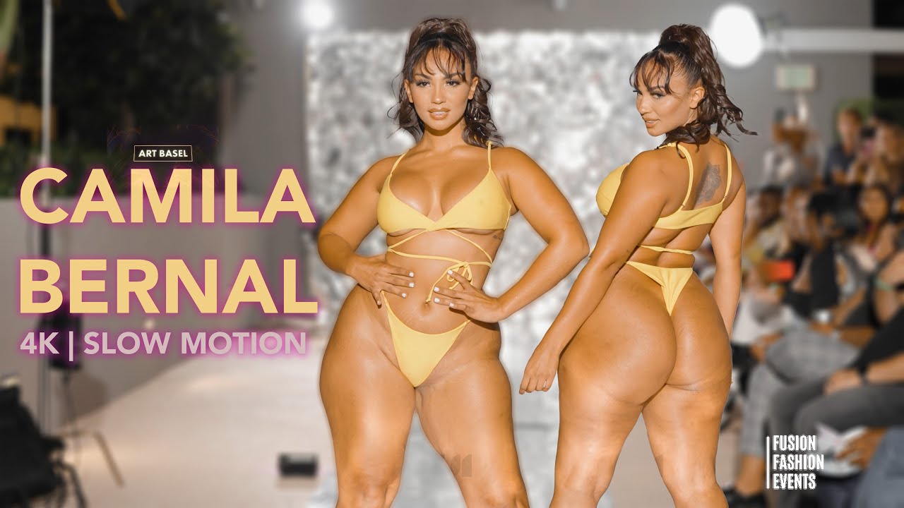 Camila Bernal | Miami Art Basel 2023 | Bronzed Babe Swim - YouTube