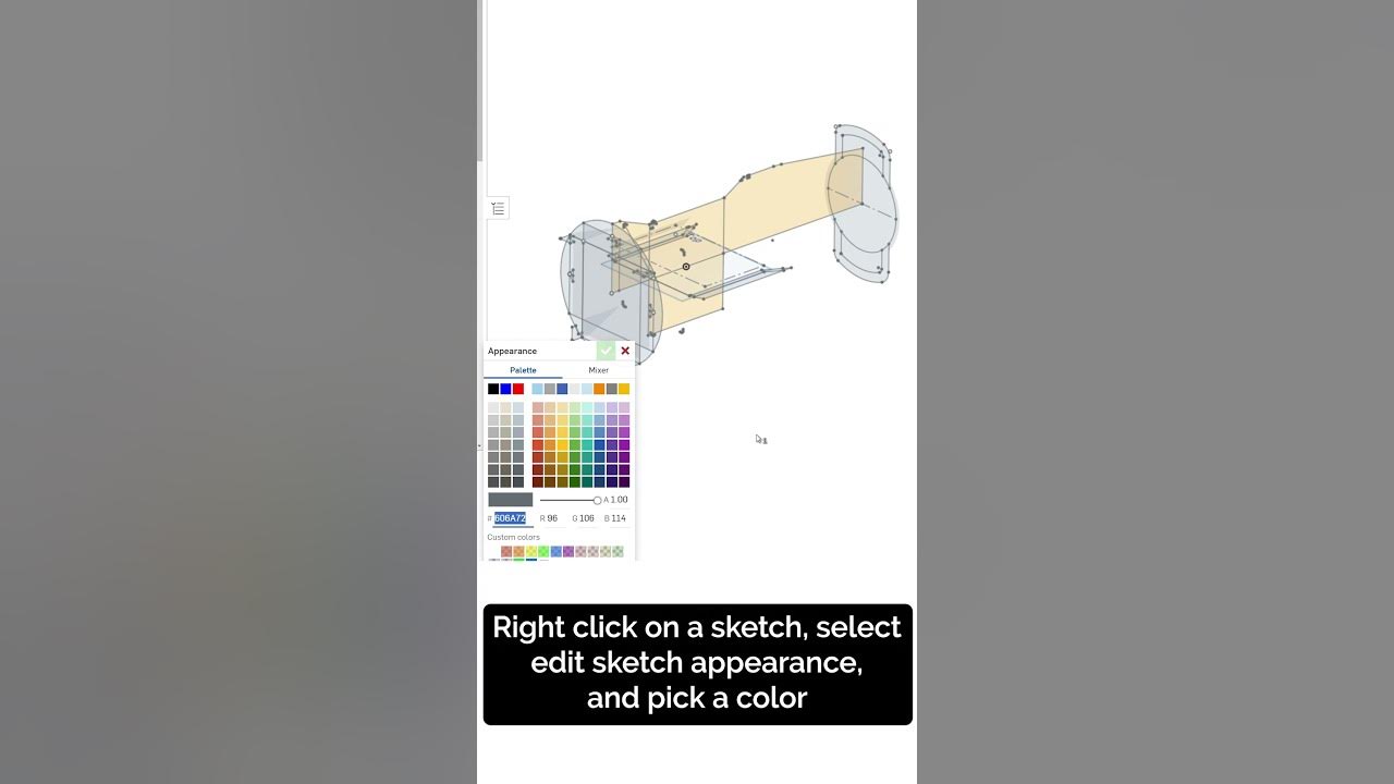 Add Colors to your Onshape Sketches 🖍️ | Onshape Quicktip - YouTube