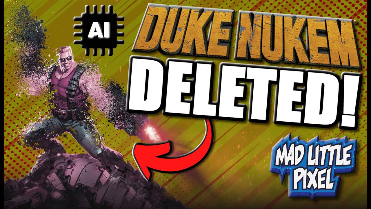 Controversial Duke Nukem AI-Generated Artwork REMOVED! Evercade Issues ...