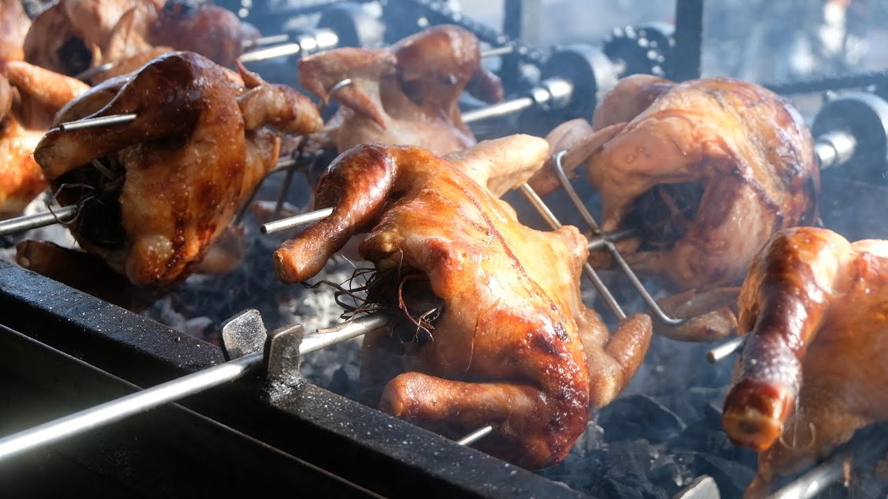 ONLY $ 3.50! Amazing Charcoal Grilled Chicken - Filipino Street Food ...