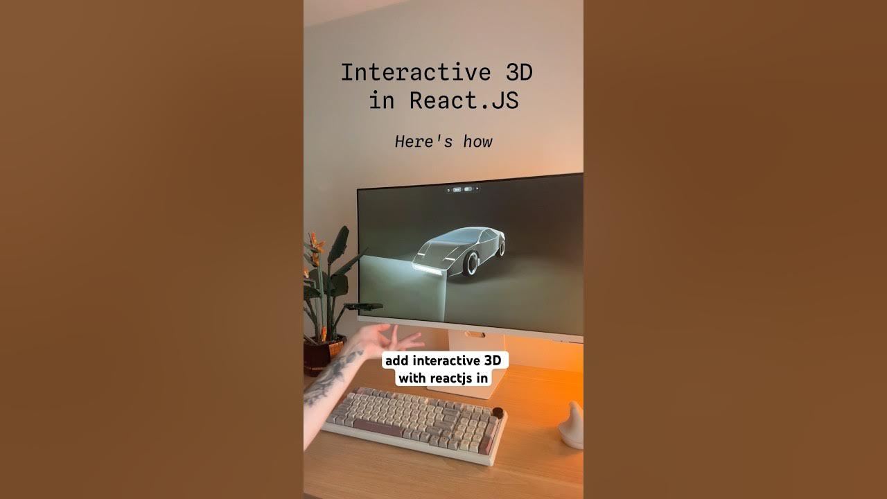 Export interactive 3D as React.JS #webdeveloper #softwaredeveloper #developers #3dmodeling # ...