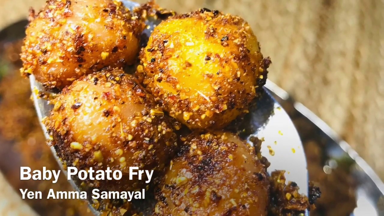Baby Potato Fry | Tasty Potato Fry in Tamil | Potato Recipe in Tamil ...