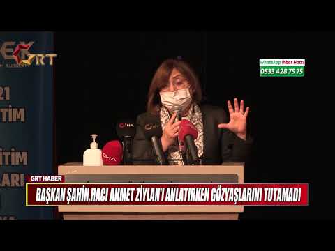 BAŞKAN ŞAHİN,HACI AHMET ZİYLAN'I ANLATIRKEN GÖZYAŞLARINI TUTAMADI
