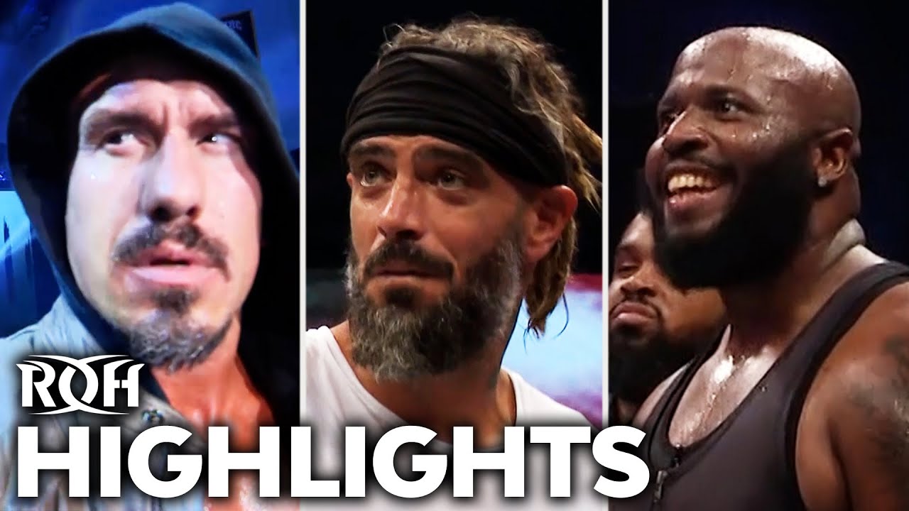 EC3 & Briscoes vs Shane Taylor & SOS in 6-Man Chaos! ROH Highlights ...