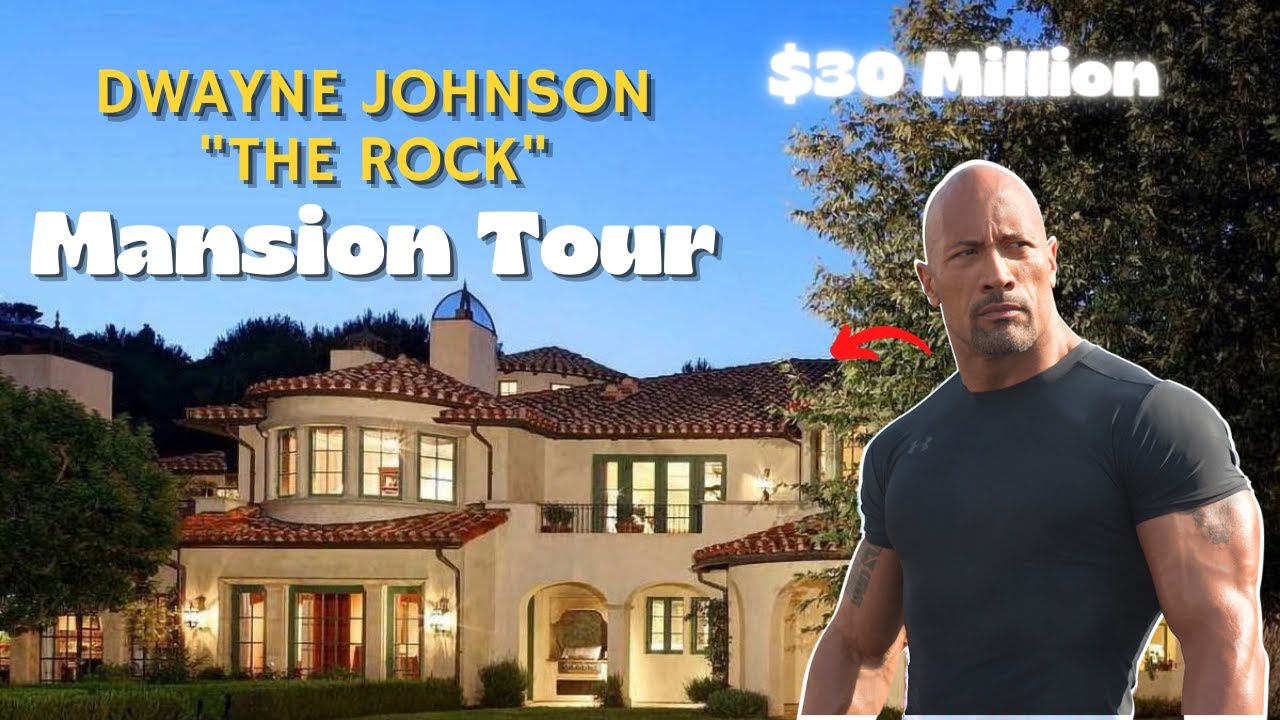 Dwayne Johnson "The Rock" $30Million Beverly Hill Mansion Tour - YouTube