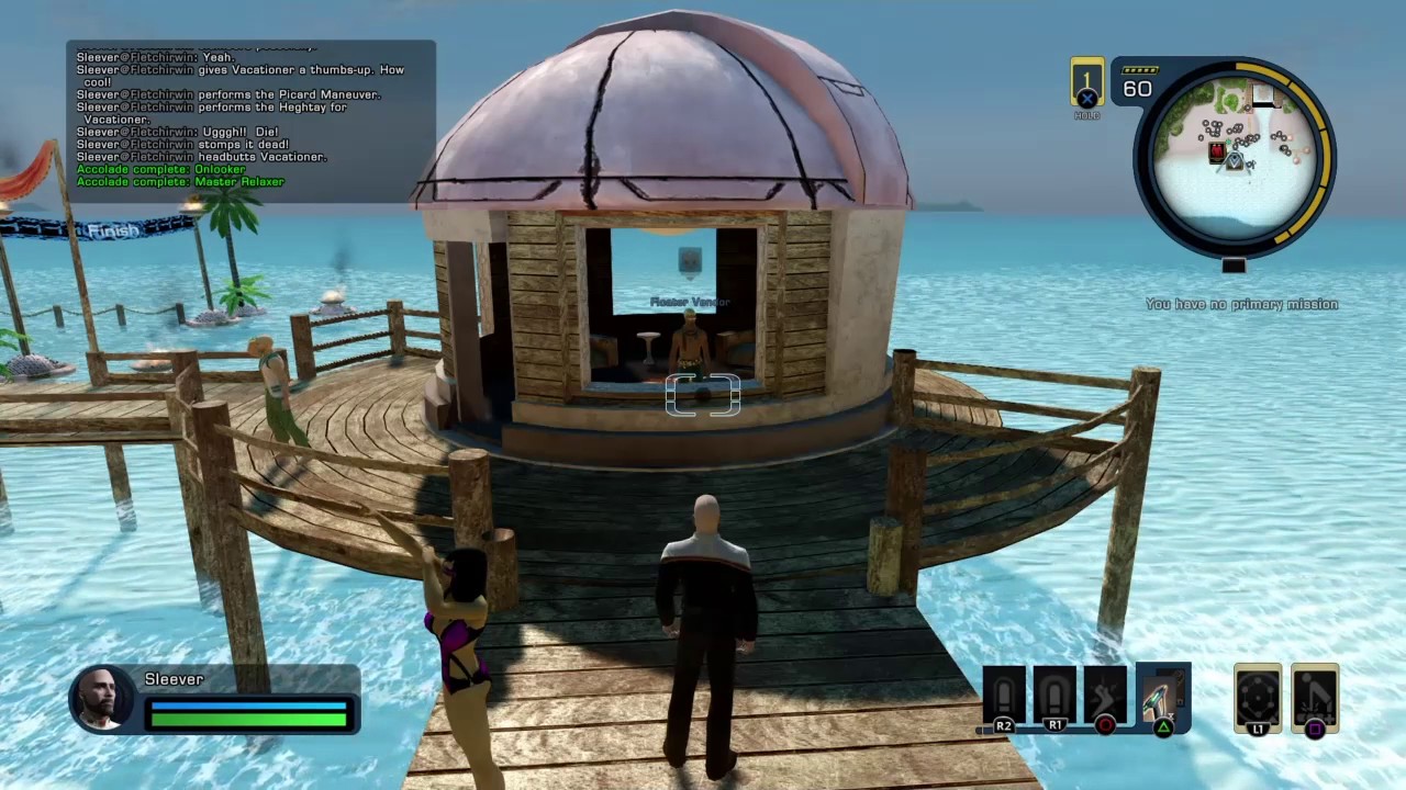 Star Trek Online PS4 Master Relaxer and Denied Mok'bara accolades - YouTube