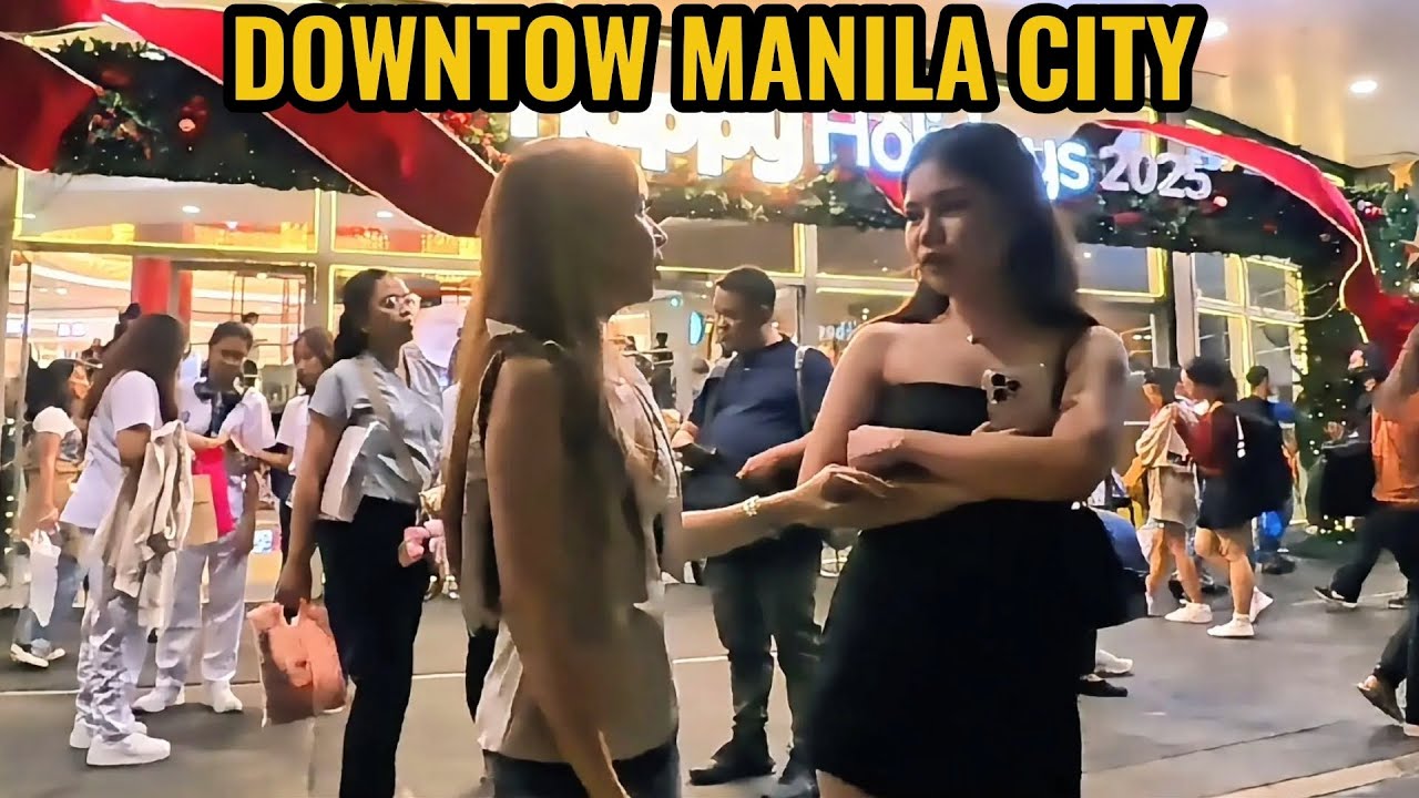 DOWNTOWN MANILA CITY REAL SCENES NEW MANILA UPDATE - YouTube