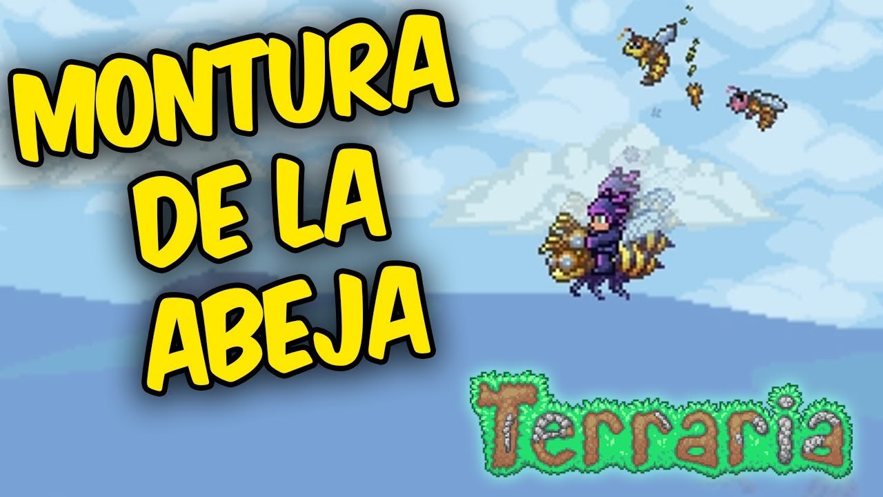 🐝 Explorando los cielos encima de una abeja ️ Terraria - YouTube