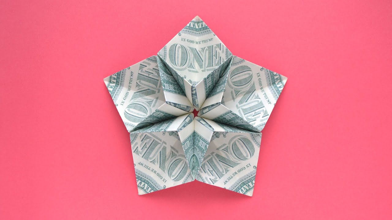 Interesting MONEY STAR | Easy Modular Dollar Origami without tape ...