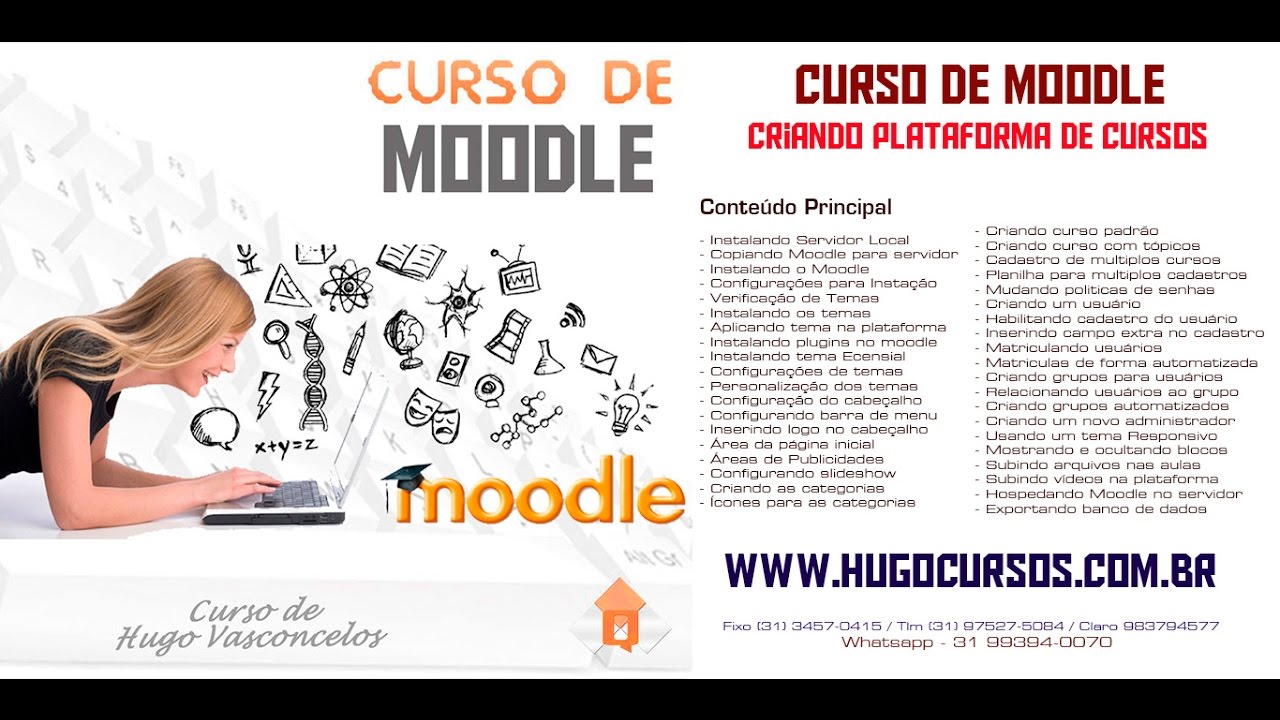 Curso de Moodle - Aula 01 - Criando Portal de Cursos - YouTube