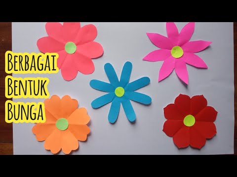 GUNTING TEMPEL BENTUK BUNGA - YouTube