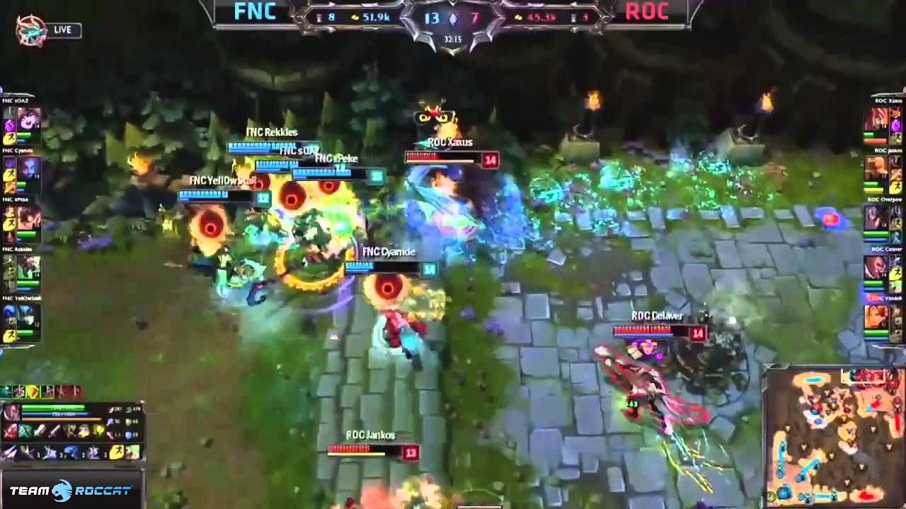 Team ROCCAT League of Legends | Top 5 #LCSBigplays #3 - YouTube