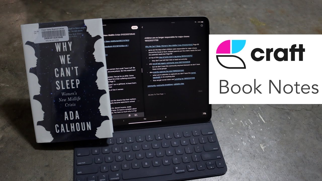 Connecting Book Notes with Craft - YouTube