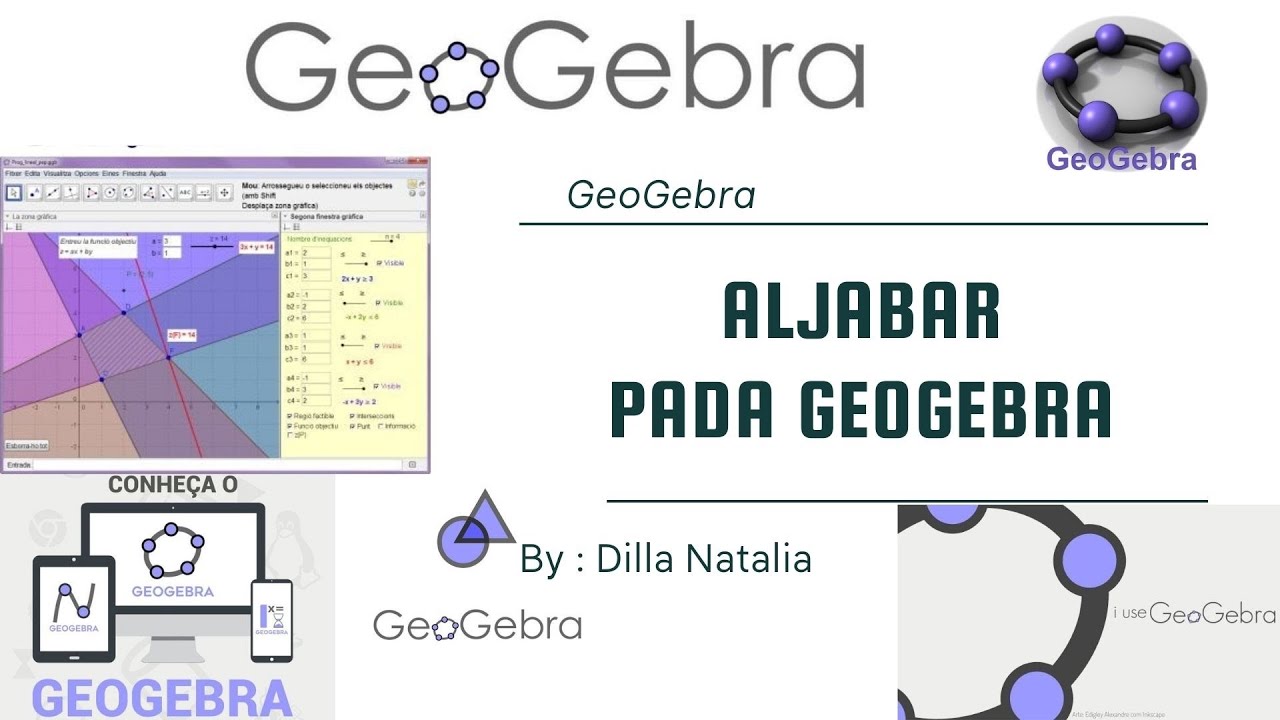GEOGEBRA 3 ( ALJABAR PADA GEOGEBRA ) - YouTube