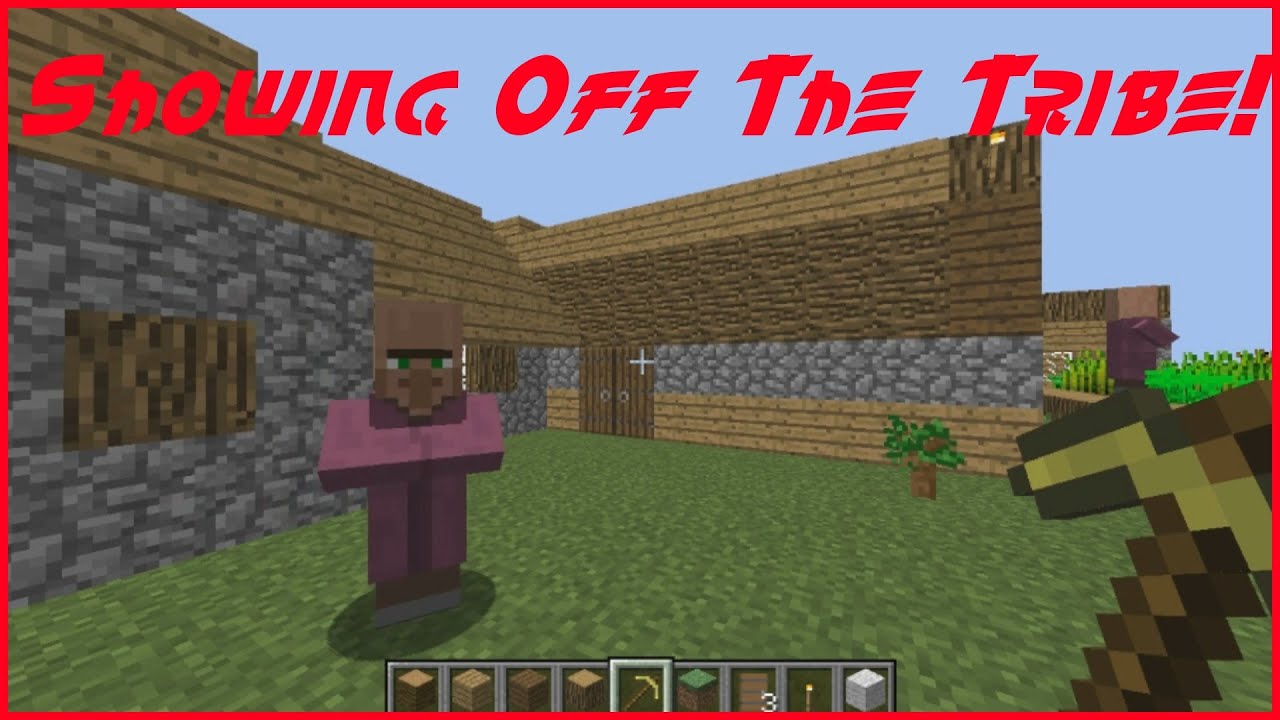 Showing Off The Tribe - Minecraft (Ep #1) - YouTube