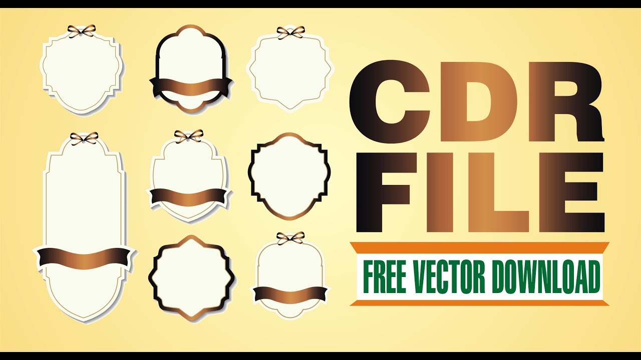 Latest Ribbon Design - Ribbon CDR free vector download File - YouTube