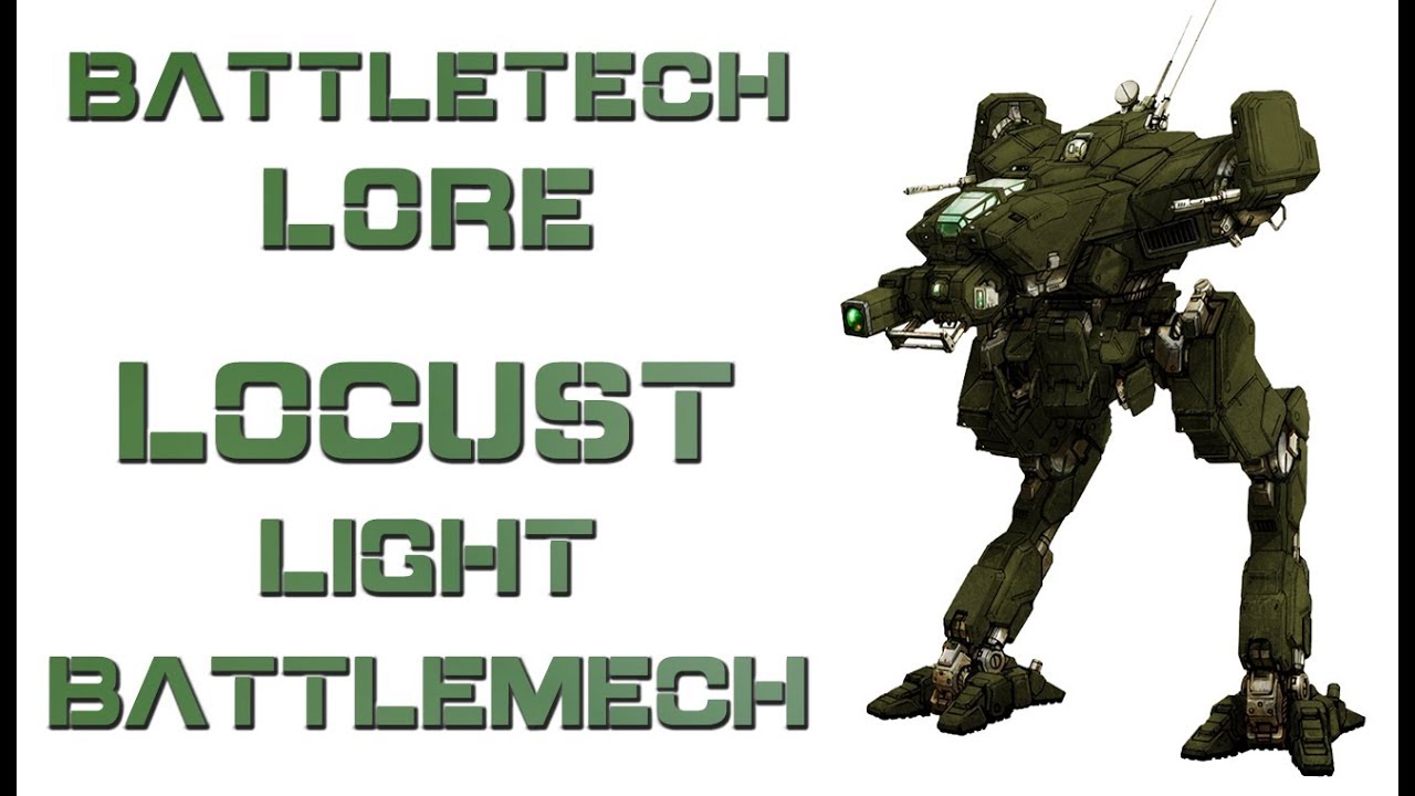 Battletech Lore - Locust Light Battlemech - YouTube
