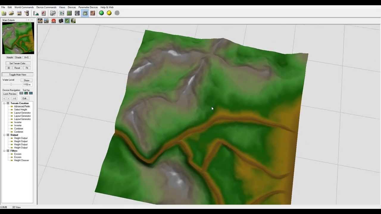 Creating river delta with World Machine. Part one. - YouTube