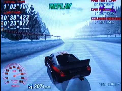 SEGA RALLY 2(DC)037 RALLY TIME ATTACK SNOWY SS1 1'49"635 - YouTube