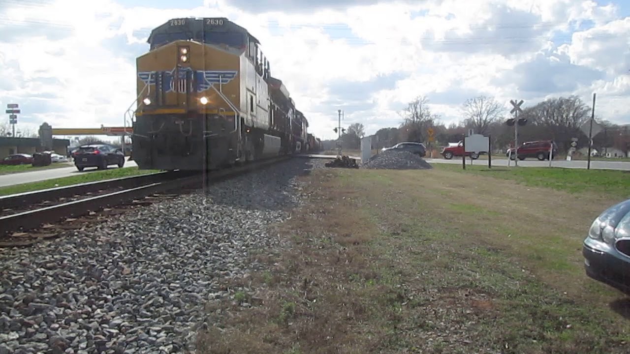 FREE LIKE VIDEO 3: Union Pacific 2630 TIER 4 Leads NS 154 With CN GEVO ...