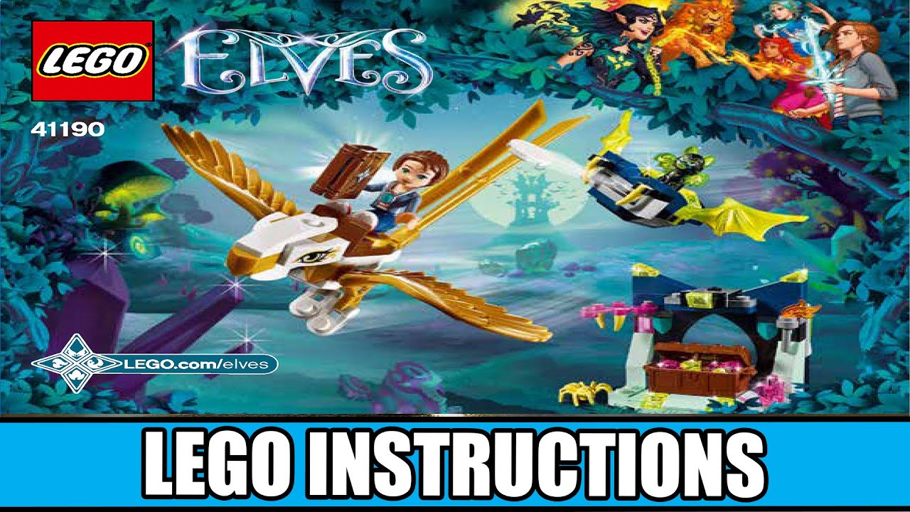 LEGO Instructions - Elves - 41190 - Emily Jones & The Eagle Getaway ...