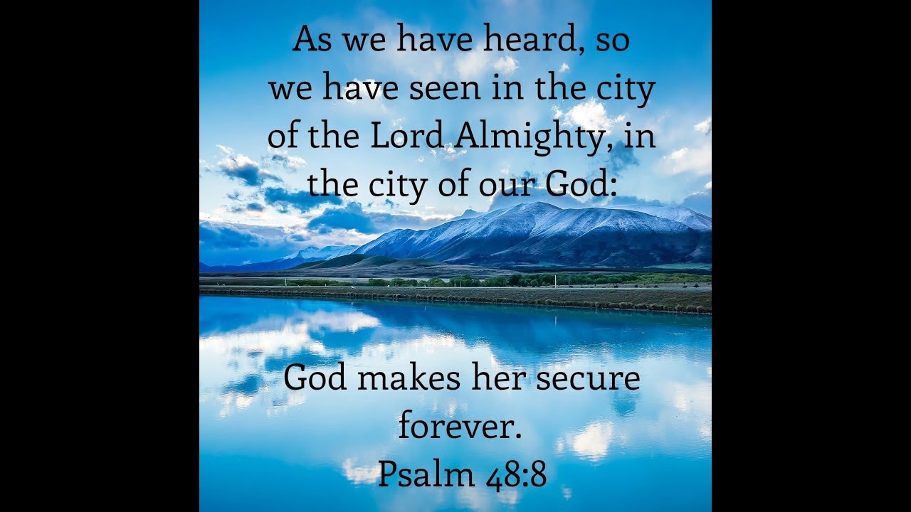 시편 48편 [쉬운성경] Psalm chapter 48 - YouTube