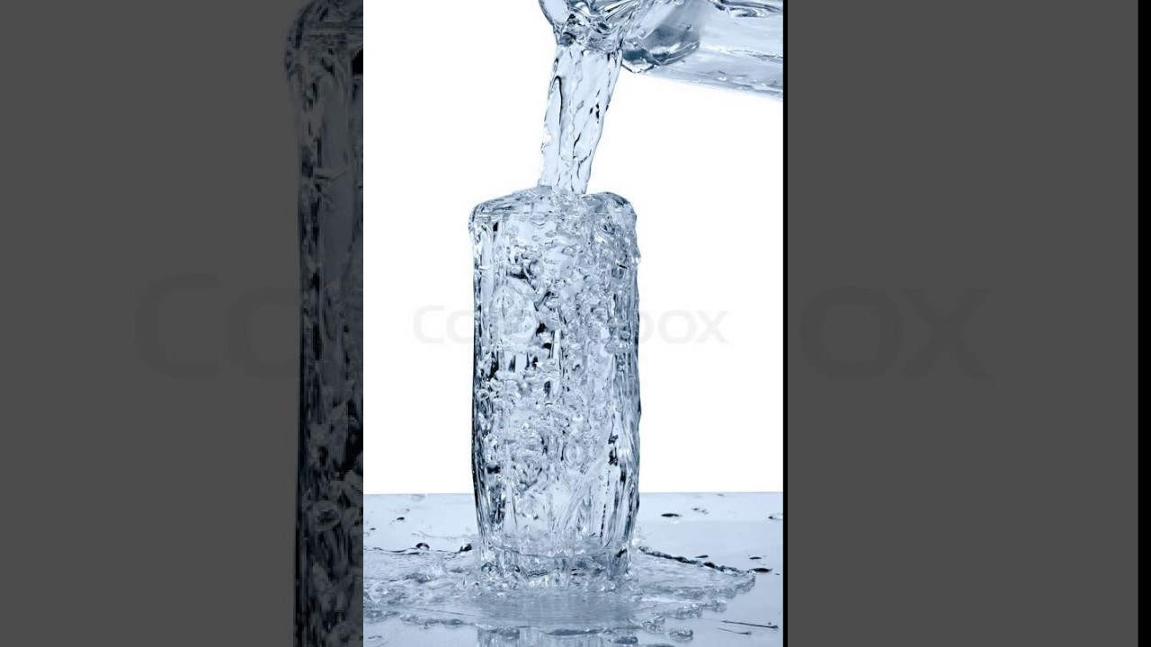 Glass Of Overflowing Water. - YouTube