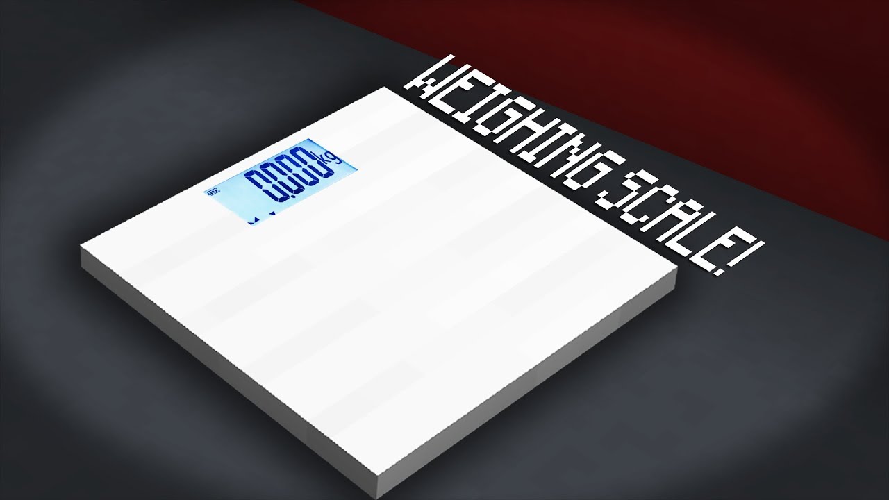 Minecraft ☞ How to make a Working Weighing Scale! - YouTube