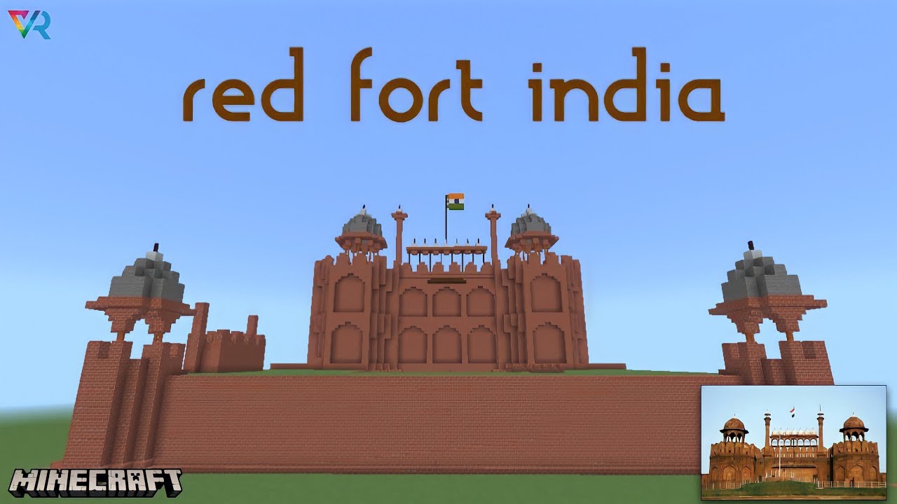 Red Fort🏯 In Minecraft - YouTube