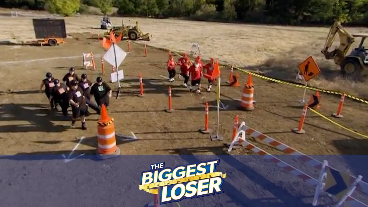 The Biggest Loser || Nutrition Quiz Obstacle Course - YouTube