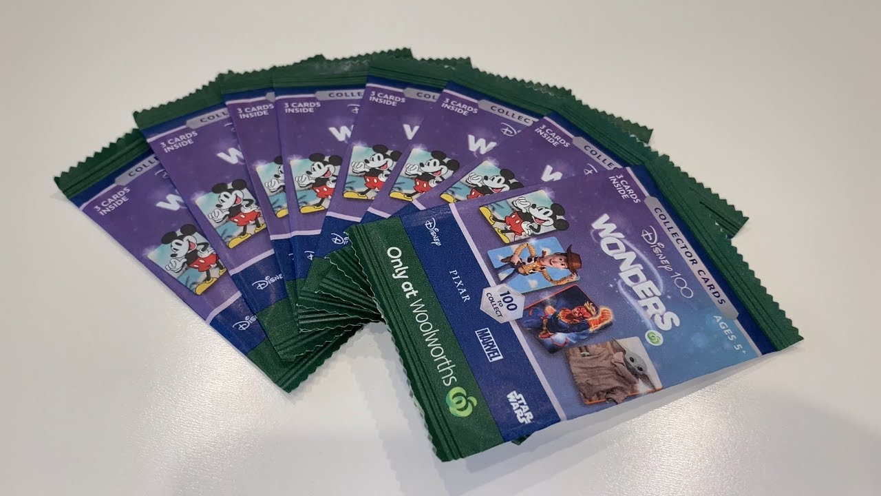 Disney 100 Wonders Woolies Cards - YouTube