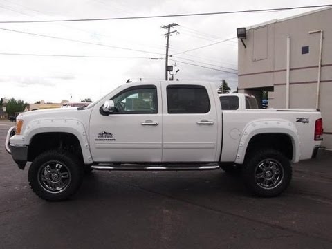 Lifted 2013 GMC Sierra 1500 SLE Rocky Ridge Altitude 4 Sale - YouTube