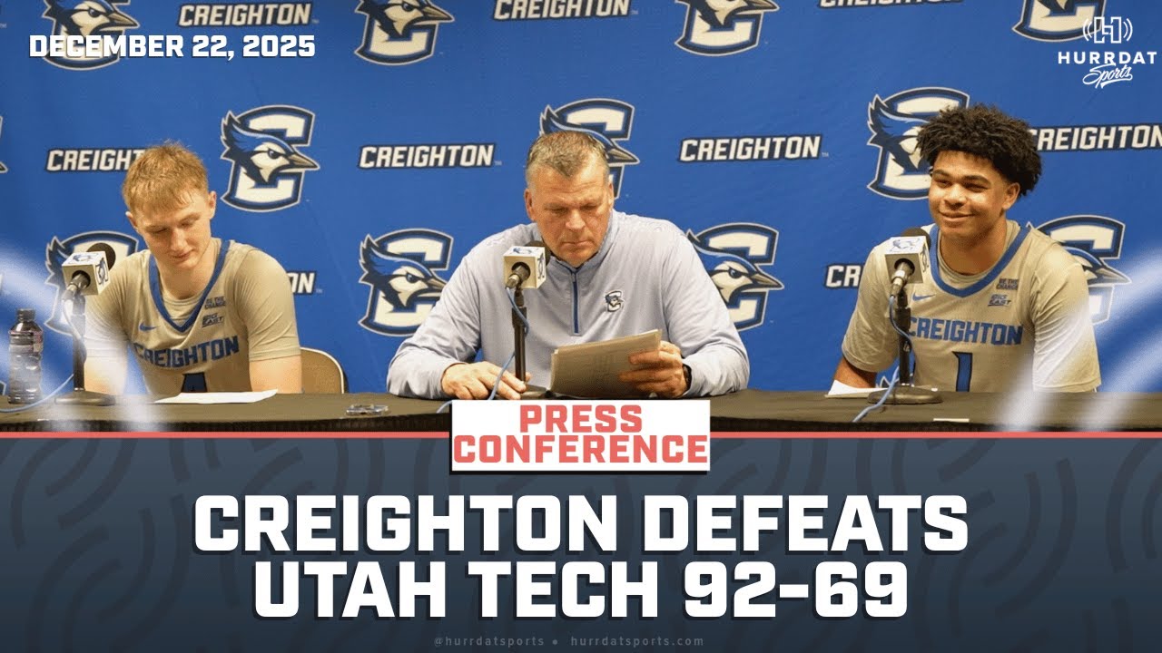 Creighton Extends Win Streak Against Utah Tech | Creighton Postgame ...