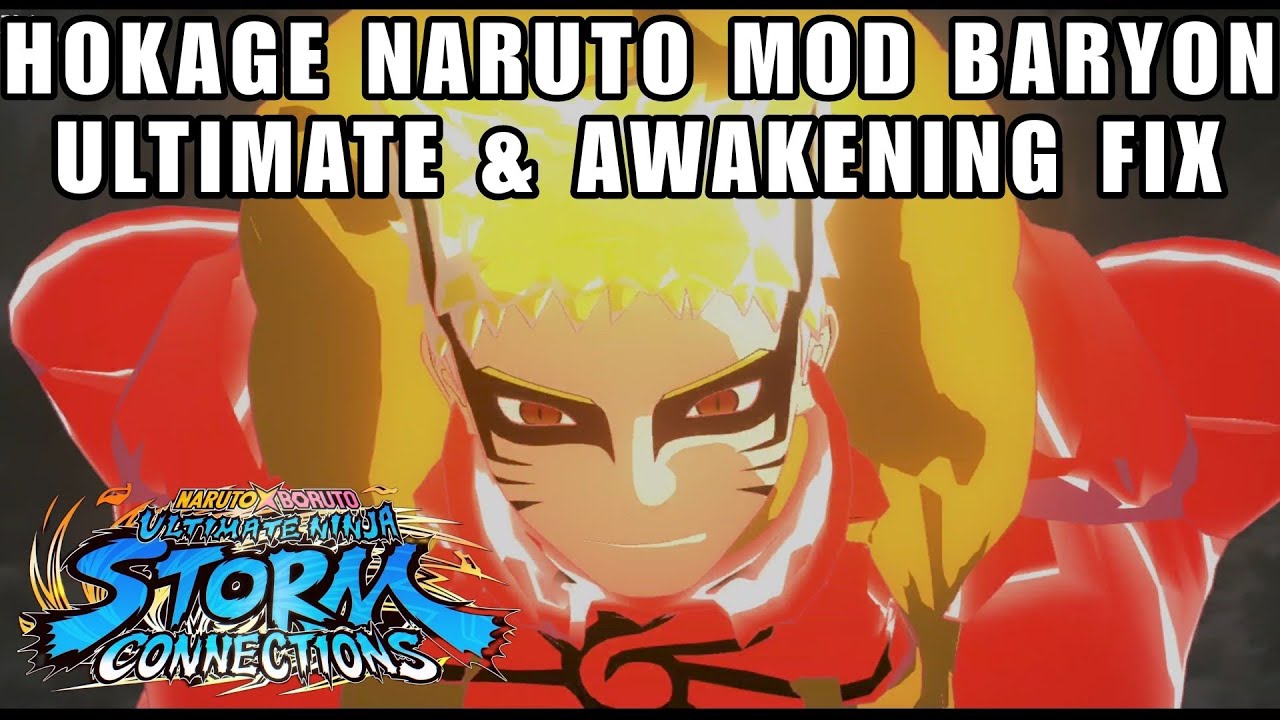 HOKAGE NARUTO FIX AWAKENING & ULTIMATE JUTSU WITH BARYON MODE ...