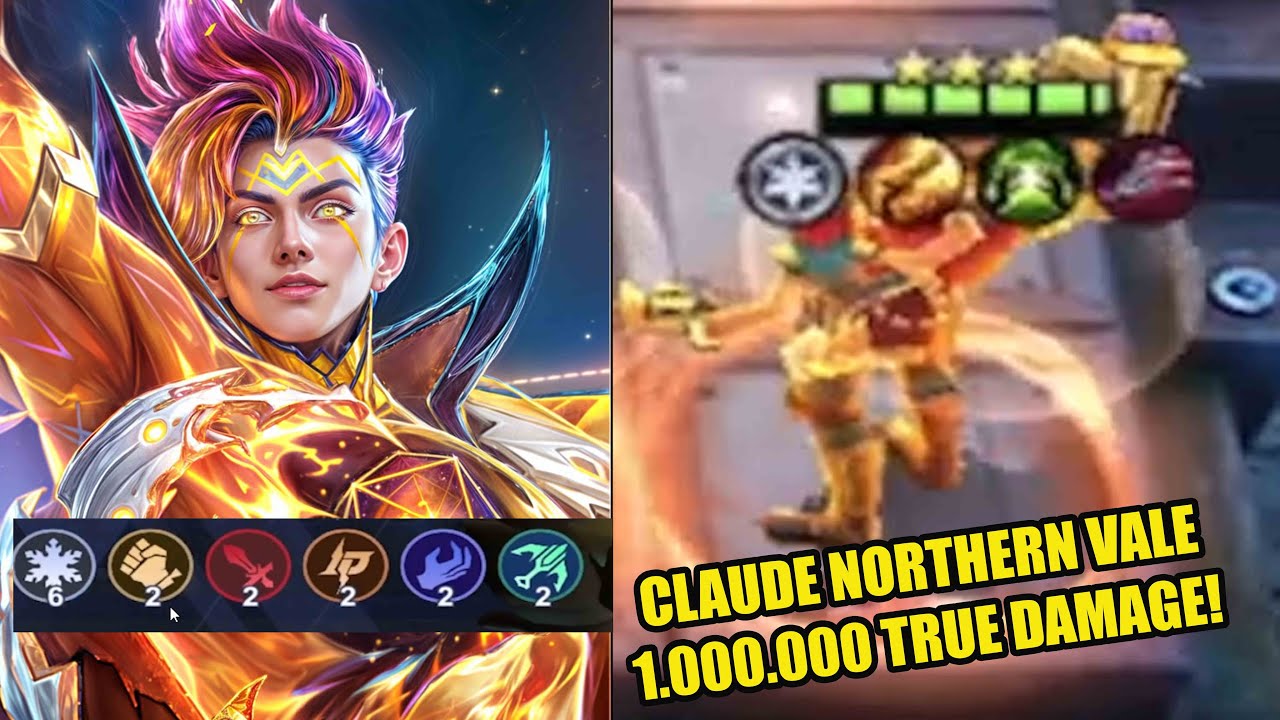 CLAUDE northern vale true damage nya hampir 1.000.000 total damage ...