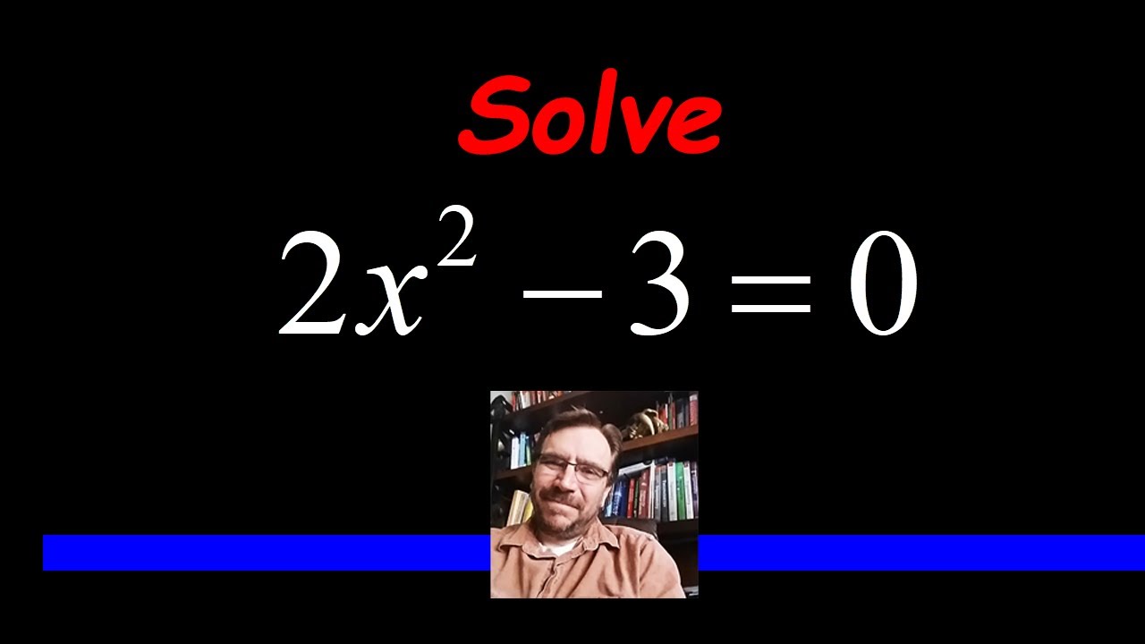 How to Solve by Extracting Square Roots | Quadratic Equation - YouTube