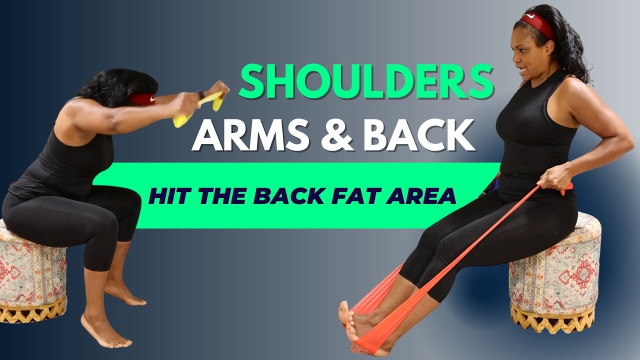 Shoulders, Arms & Back Toning Workout - YouTube