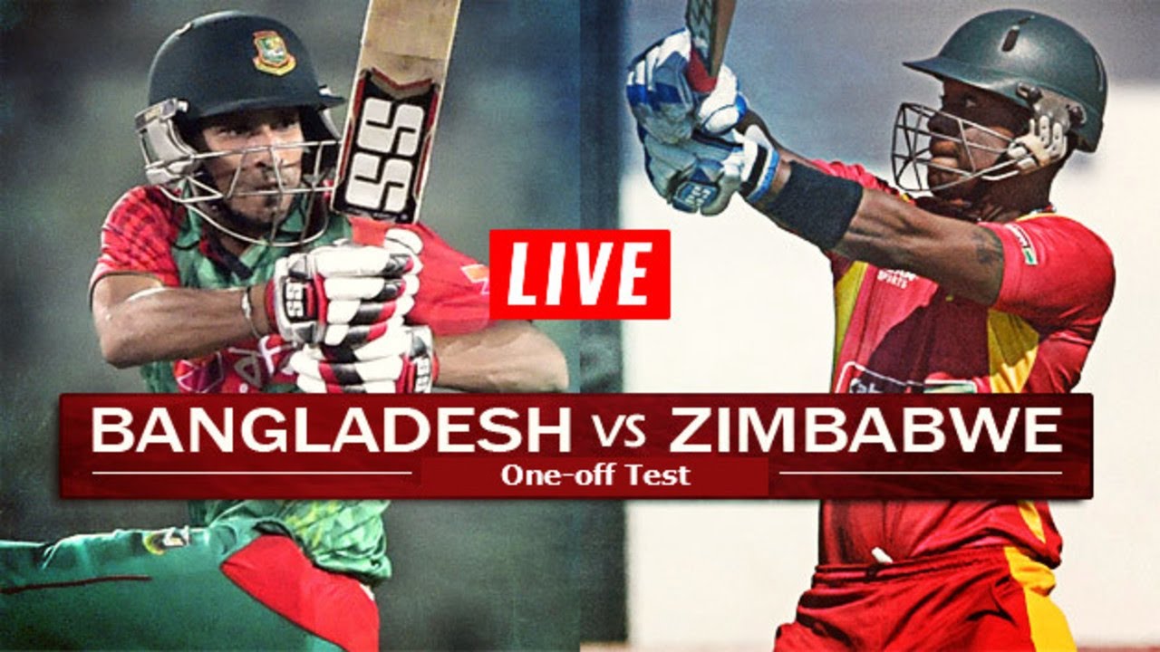 🔴 Live : Zimbabwe VS Bangladesh One-off Test Match Live Streaming | BAN ...